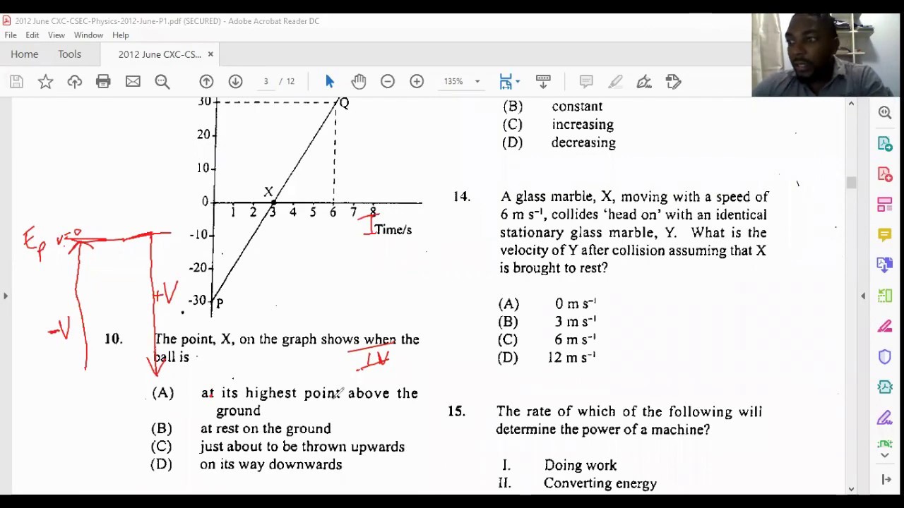CSEC Physics: How to answer multiple choice questions.