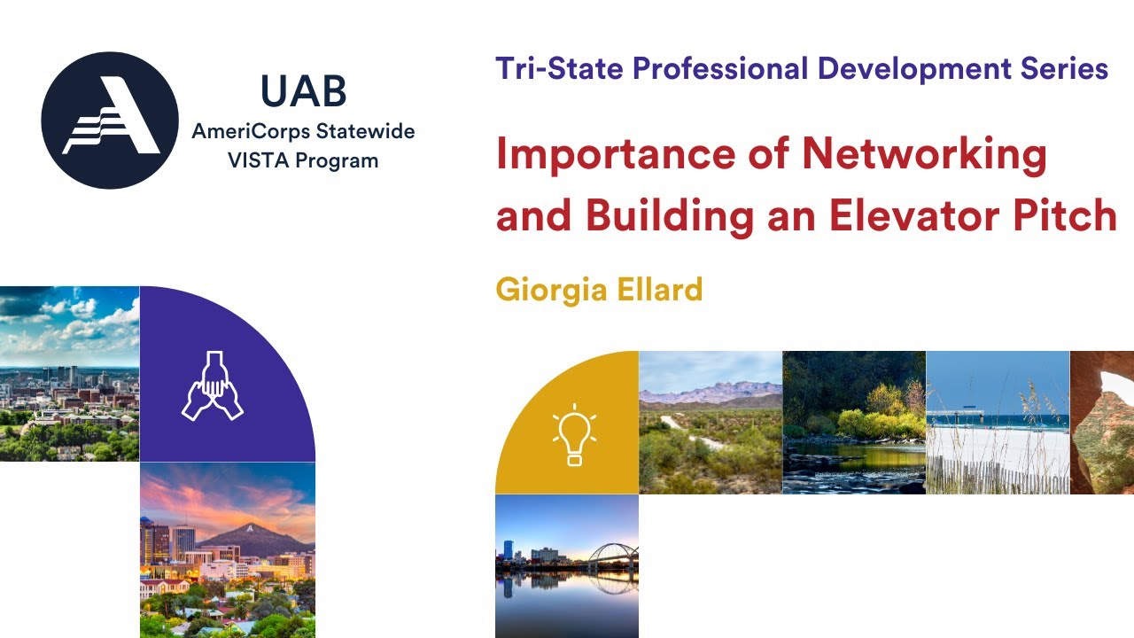 Importance of Networking and Building Your Elevator Pitch- Tri-State Professional Development Series