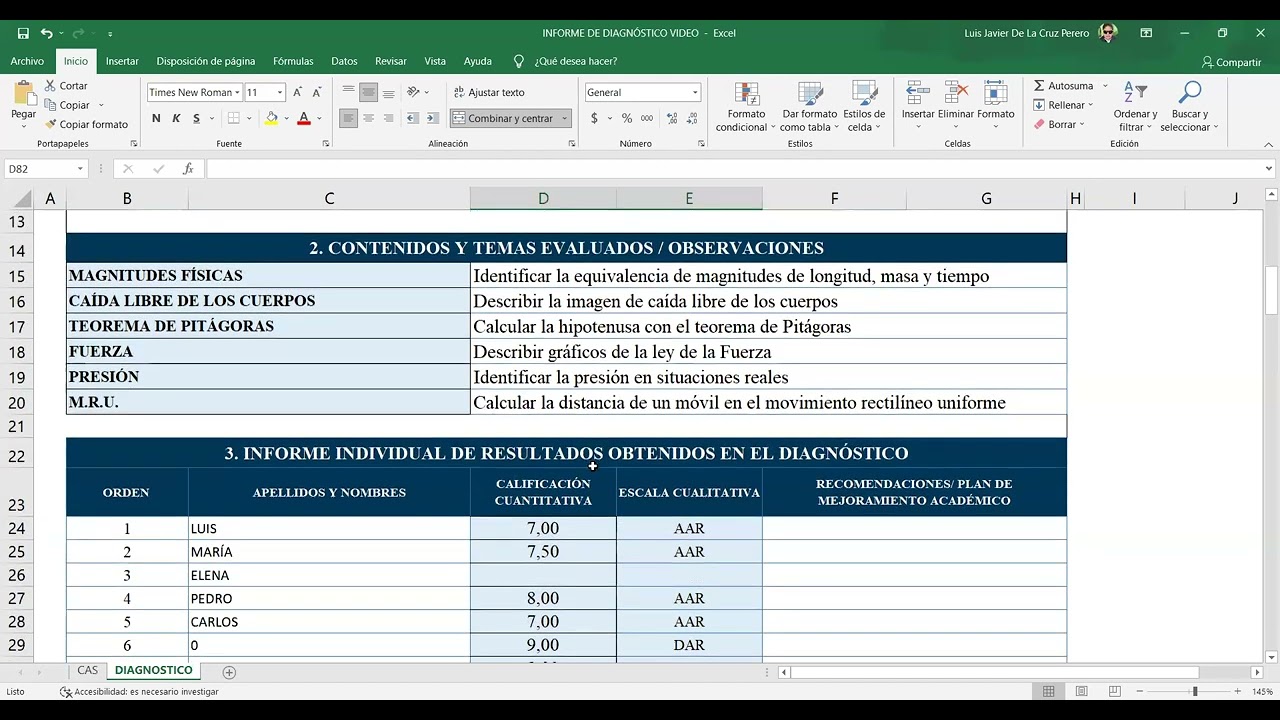 INFORME DE DIAGNÓSTICO 2024-2025