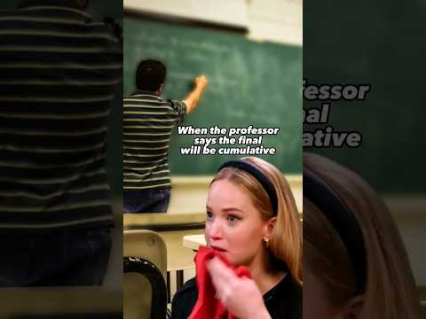 Cumulative Exams | #college #studentlife #shorts