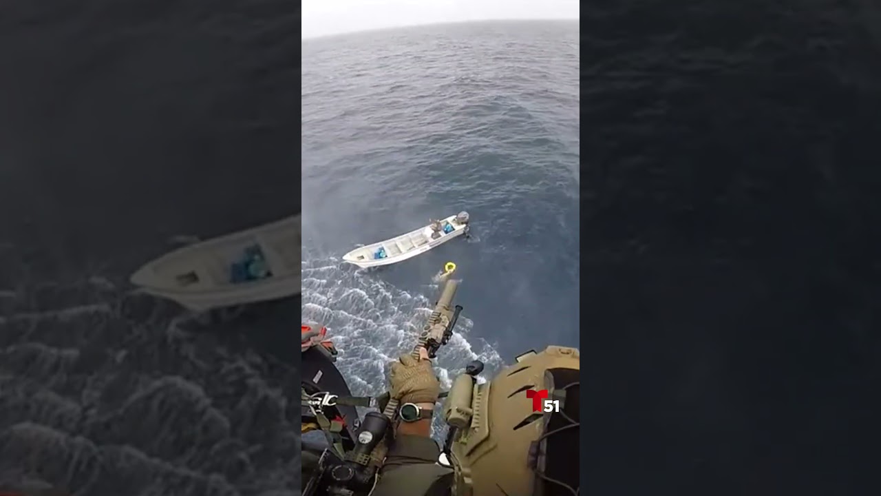 Video capta disparos de francotirador en operativo antidrogas de $45 millones frente a Colombia
