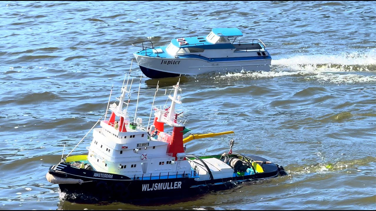 RC Boat Jupiter & Tugboat BOAT 1/50 | Wijsmuller Amsterdam