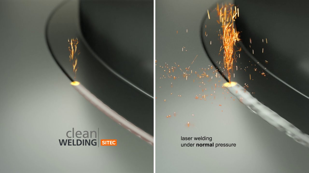 SITEC CleanWelding - laser welding under negative pressure