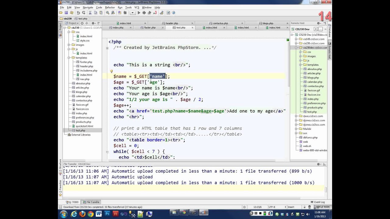 Intro to PHP - Day 5 - Intro to Form Processing