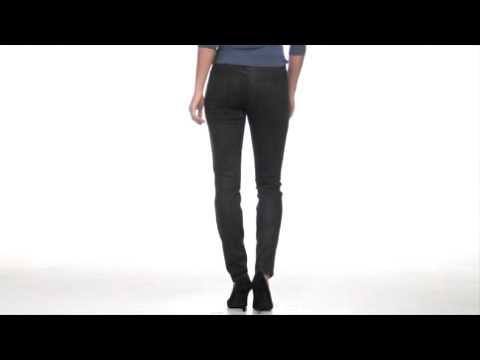 CJ by Cookie Johnson - Joy Legging Jean in Black Wax Brocade SKU: #8068691