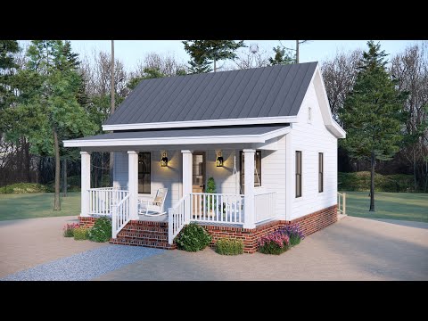 22'x23' (6,5x7m) This 484 sqft House Has an Amazing Floor Plan! Tiny house Full Tour!