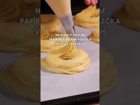 Přestaňte se bát přípravy a vyzkoušejte věnečky z odpalovaného těsta #toprecepty #quickrecipe