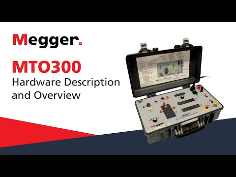 Megger MTO250: Hardware Description and Overview