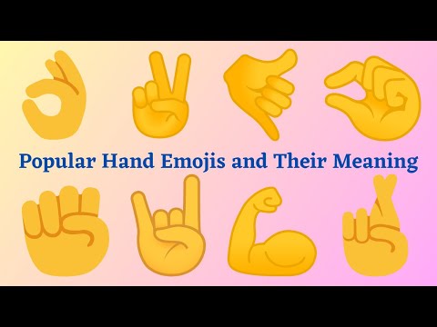Popular Hand Emojis and Their Meaning | Top Emojis | Emoji Language