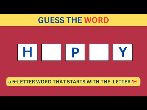 Guess the word: a 5 letter word that starts with the letter "H", "Unbelievable! "