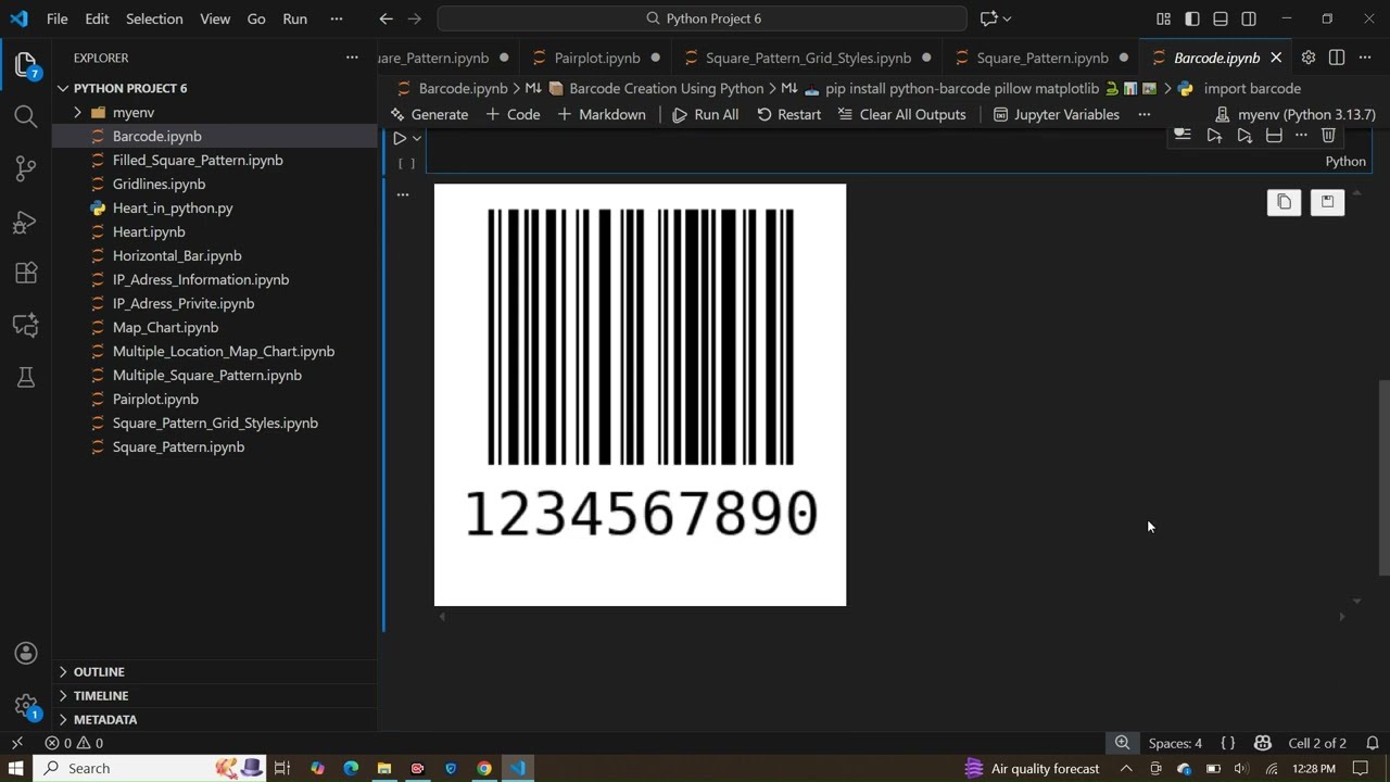 Build a Barcode Generator in Python | Step-by-Step Tutorial for Beginners