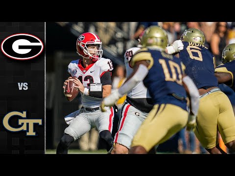 Georgia vs. Georgia Tech Football Highlights (2021)