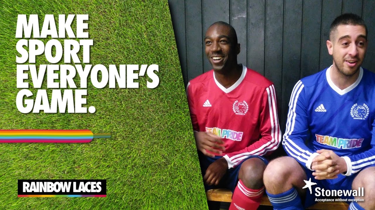 Stonewall | Rainbow Laces - Make sport everyone's game