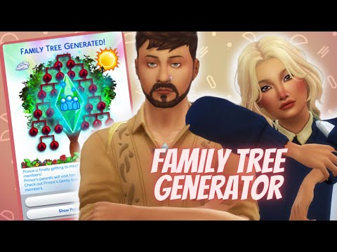 THE BEST FAMILY TREE GENERATOR!! | Mod Review | The Sims 4