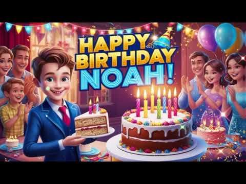 💯😍 NOAH BIRTHDAY SONG–happy birthday noah song version 2🥳
