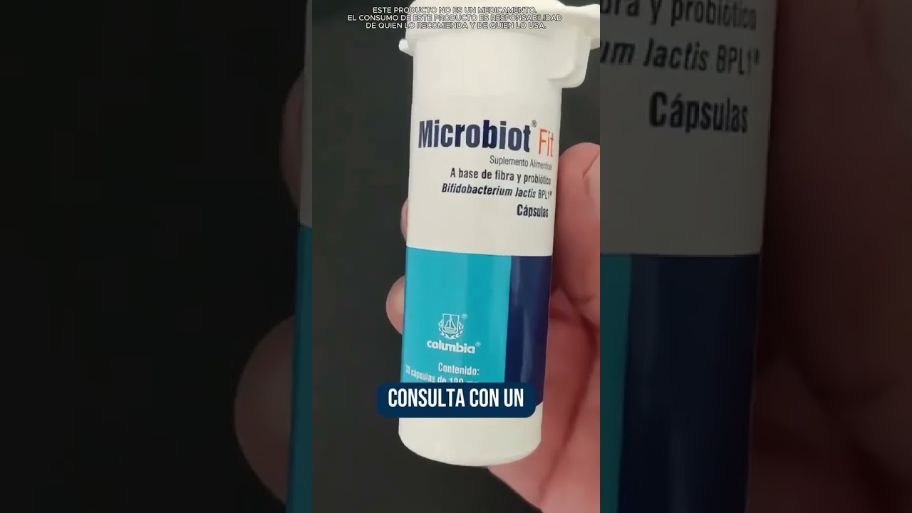 Microbiot Fit 30 cápsulas – Suplemento alimenticio probiótico