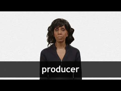 PRODUCER definition and meaning | Collins English Dictionary