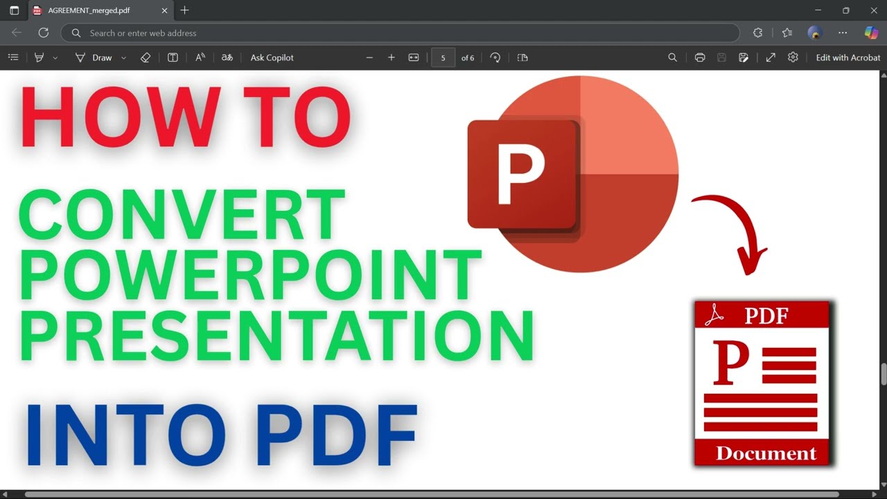 How to Convert PowerPoint to PDF | Save Your PPT or PPTX Presentation into a PDF Easily in Seconds