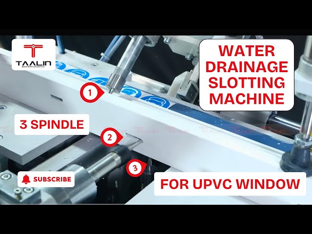 Upvc Water Drainage Slot Machine - Upvc Auto Water Slot Milling Machine ...