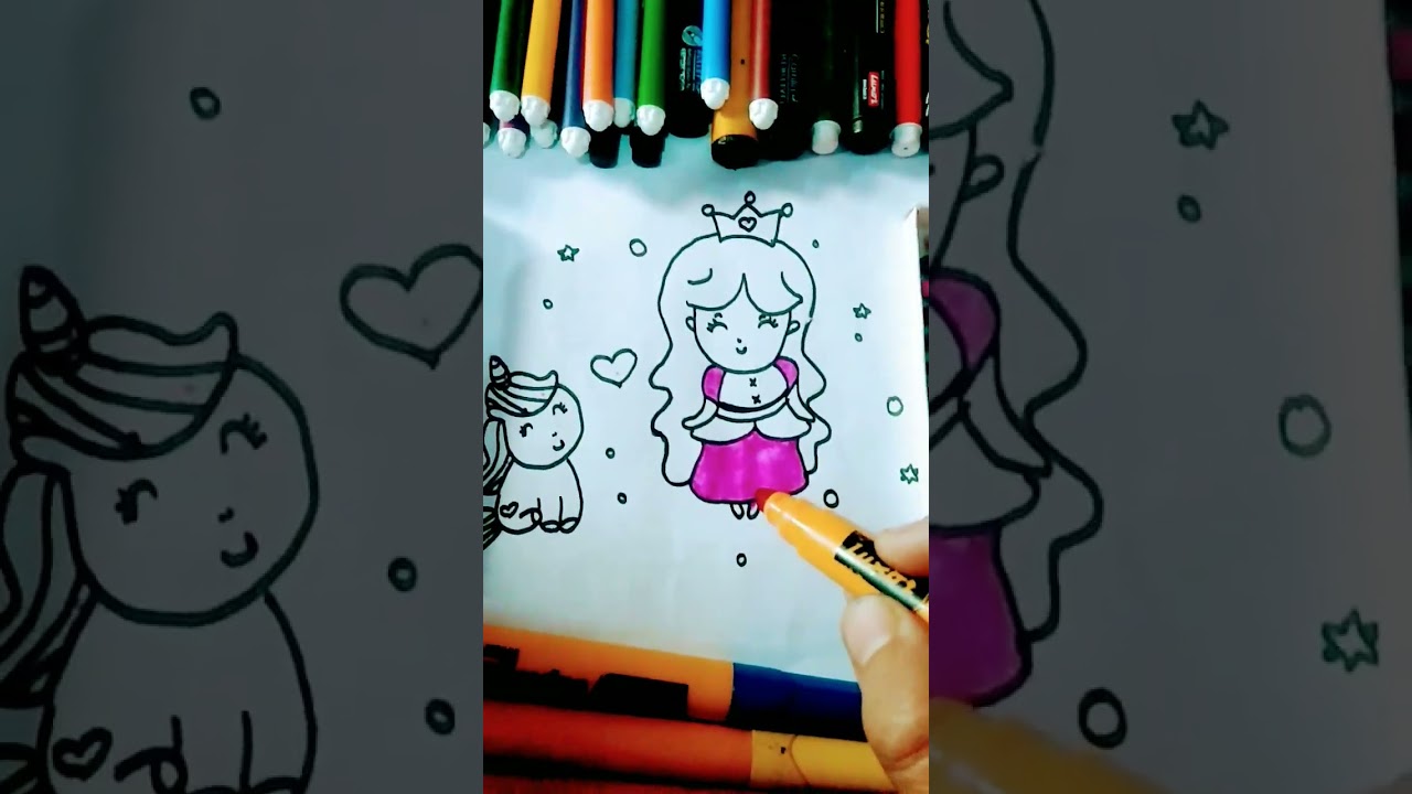 cute princess vector art,icons,and graphics for you. ##khushbudreams##shorts_ 😍👰👰👸👸👑👑🐎.