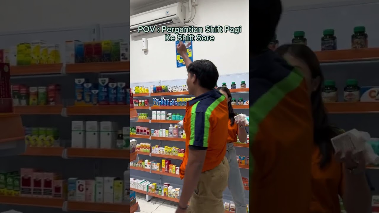 Pov Pergantian Shift Di Apotek #shorts #apoteker