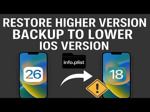 How to Restore iOS 26 Backup to iOS 18 | Restore Newer iOS Backup to Older iOS with iTunes Windows