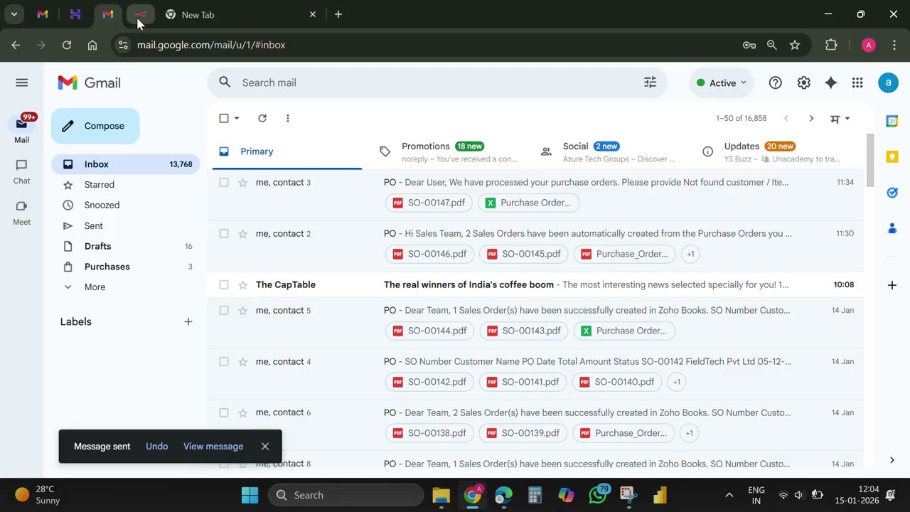 Automate your Sales Order Processing | Convert PO PDF to Sales Order in ERP within a minute