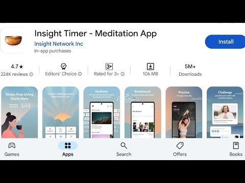 How To Install Insight Timer Meditation App's | How To Download Insight Timer Meditation App's