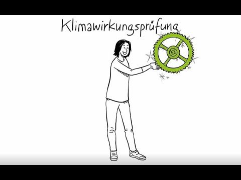 Erklärvideo zur Klimawirkungsprüfung: Kommunale Vorhaben auf deren Klimawirkung hin überprüfen