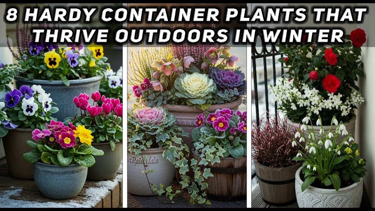 8 Hardy Container Plants for Outdoor Winter Gardening That Survive Cold Weather