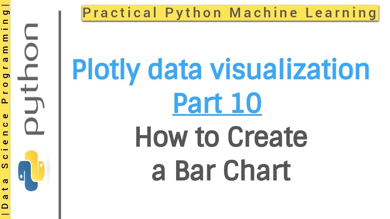 Plotly Data Visualization in Python - Part 10 | How to Create a bar chart in Plotly
