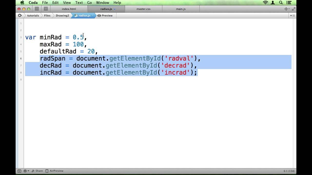 HTML5 Canvas Drawing App (Part 3/6)