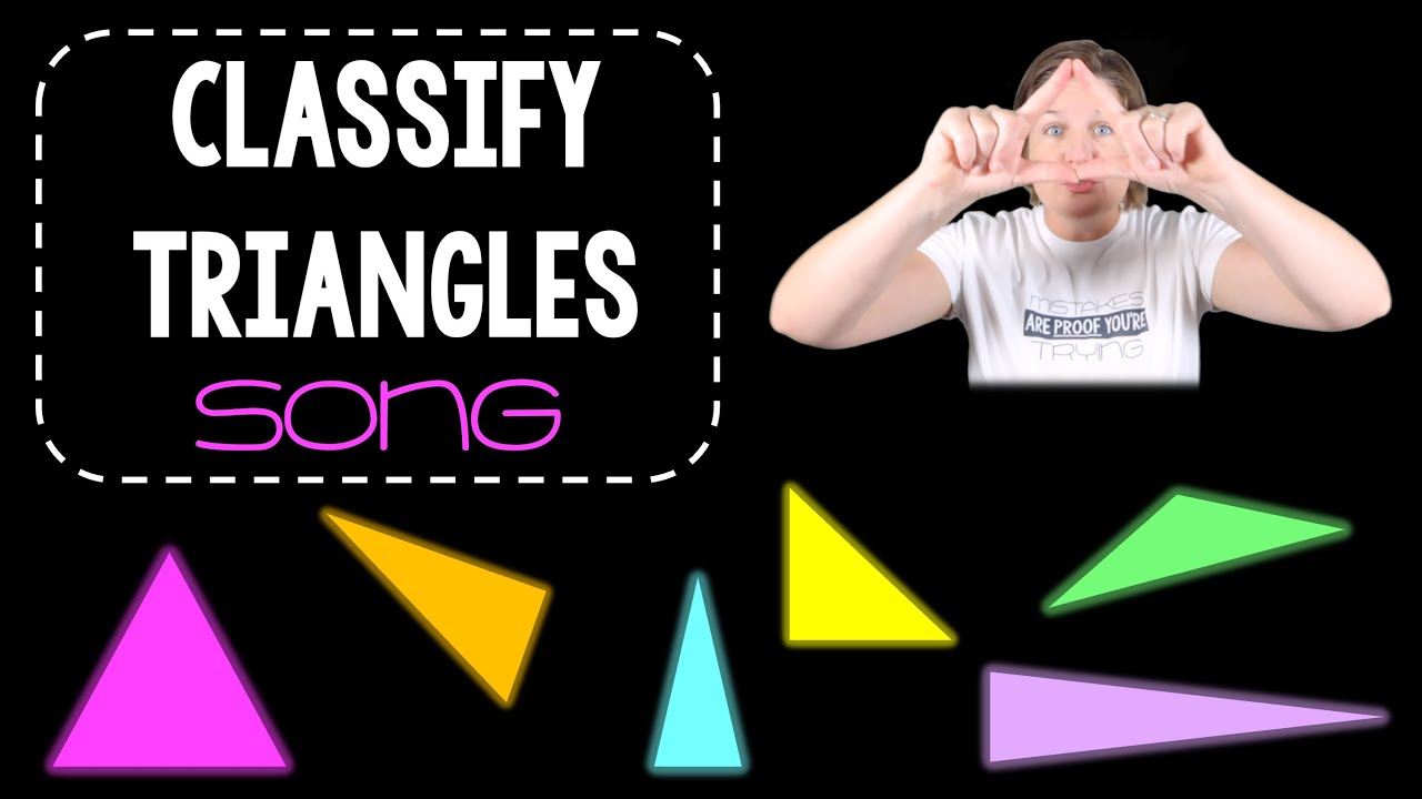 🎵Classify TRIANGLES Song🎵 | Geometry VOCAB Music Video Series (Part 3)