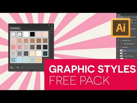 Free Graphic Styles Pack for Illustrator + Tutorial