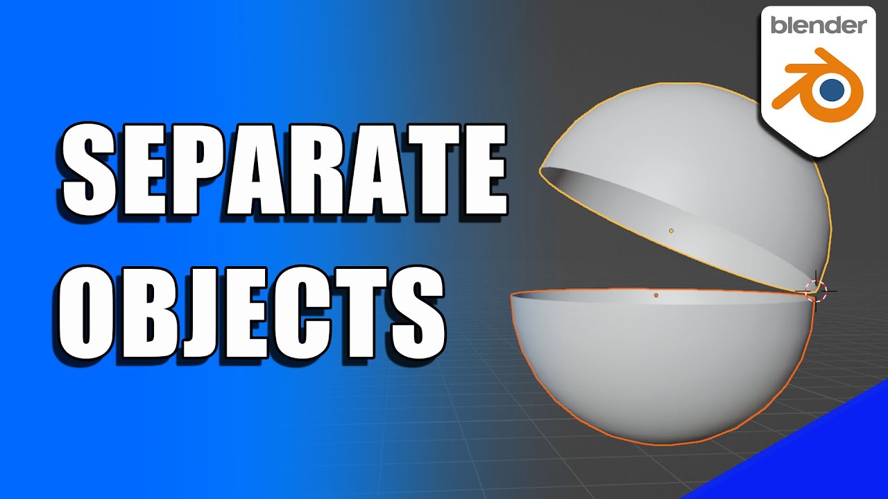 How to Separate Objects in Blender 3D - Micro Tip