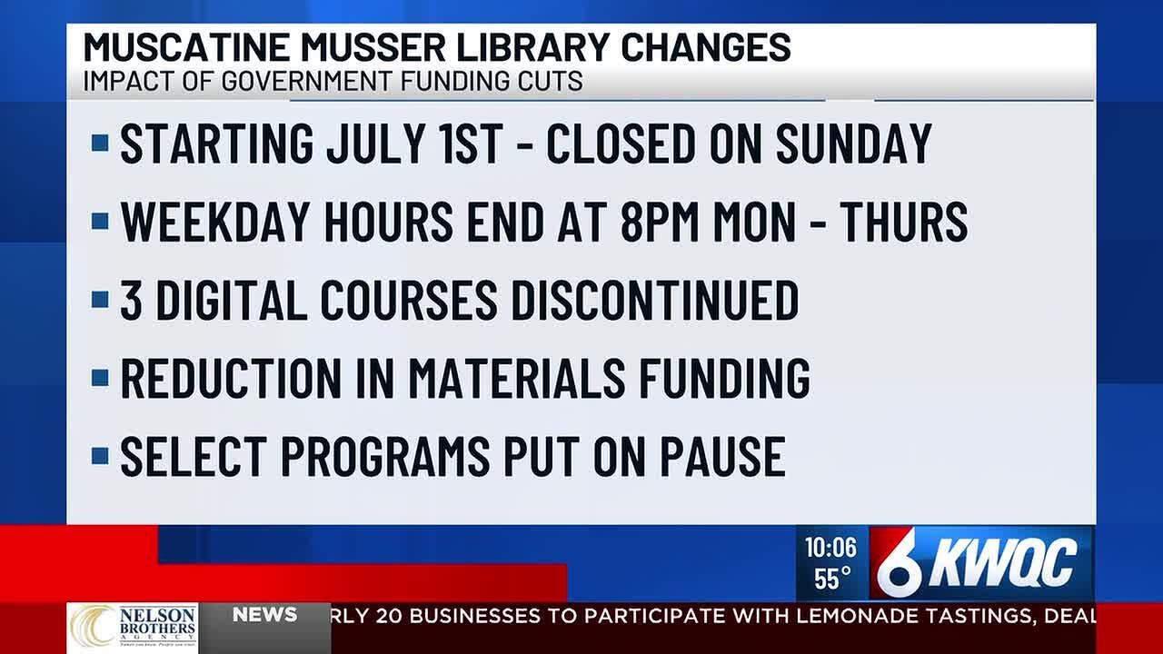 Musser Public Library to cut hours soon