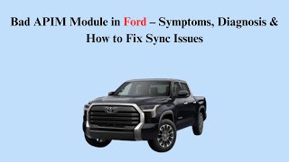 2016-2025 Ford F-150 & Super Duty Radio Problems: Is It Your Screen ...