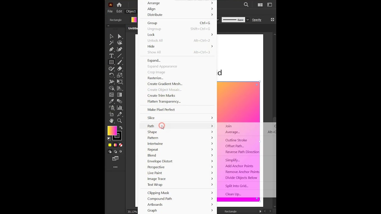 split into grid in illustrator #illustrator #adobe #illustratortutorial #split #grid #tutorial