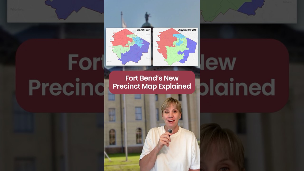 Fort Bend’s New Precinct Map Explained | #FortBend #RichmondTX #FortBendNews #TexasPolitics