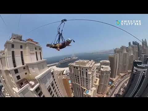 The World’s Longest Urban Zipline!! | Awesome Stuff 365