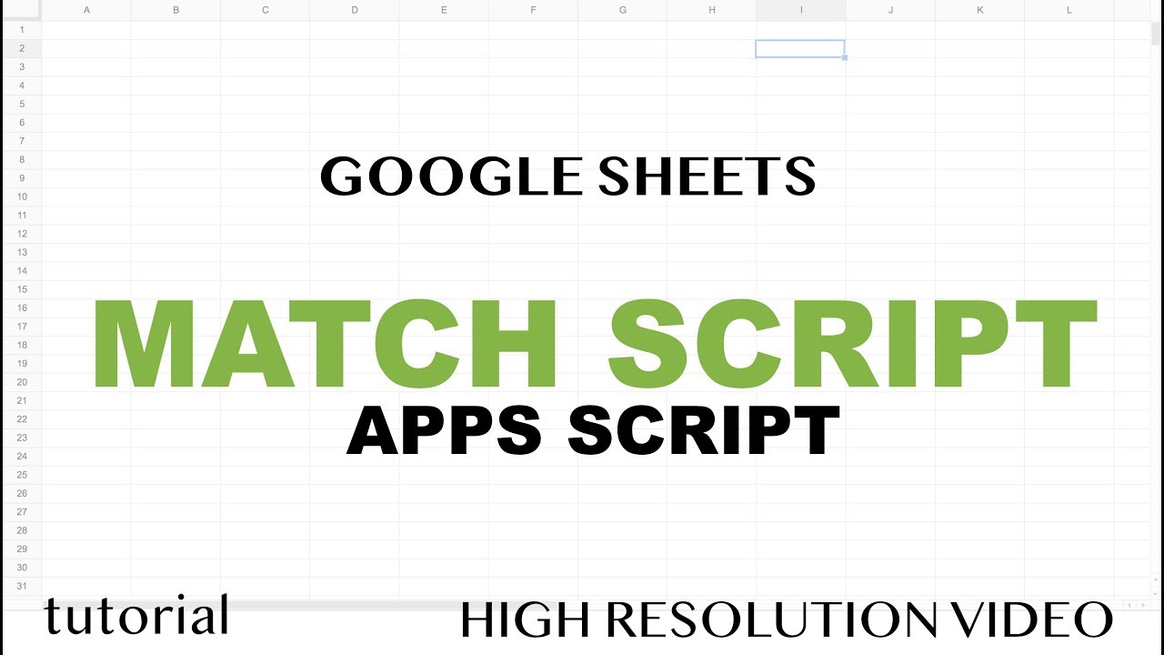 Match Function with Google Sheets Apps Script -JavaScript IndexOf Method Tutorial - Part 16