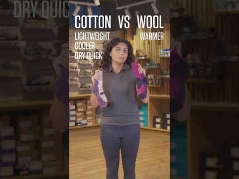 Cotton vs Wool Socks