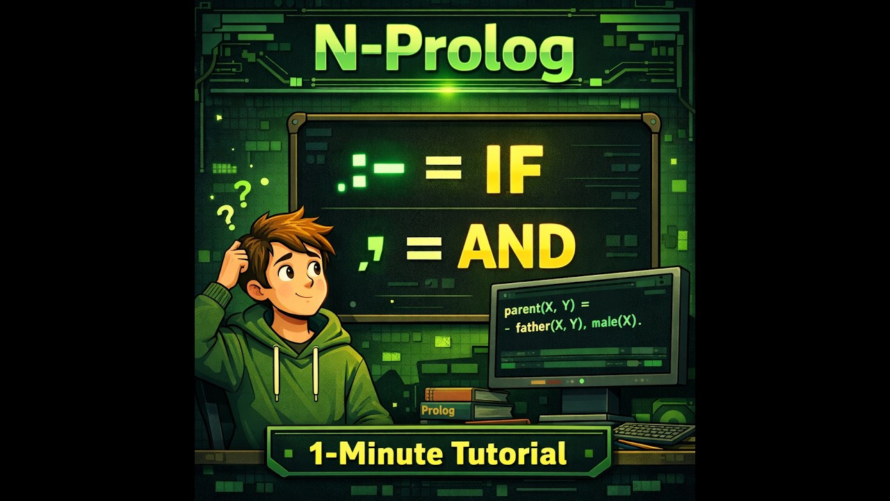 N-Prolog　Prolog syntax basics explained (:- and ,)