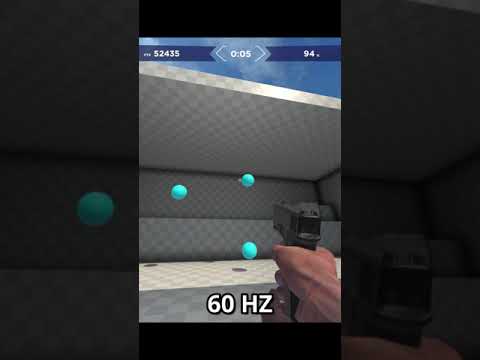 60HZ vs 144HZ #shorts #60hz #144hz
