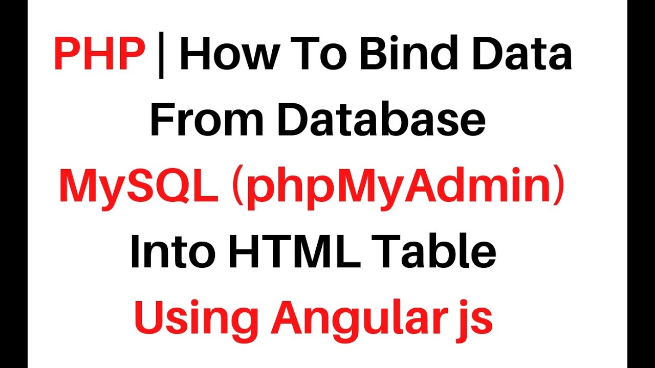 php get fetch populate data from mysql database using angularjs 1.5.11