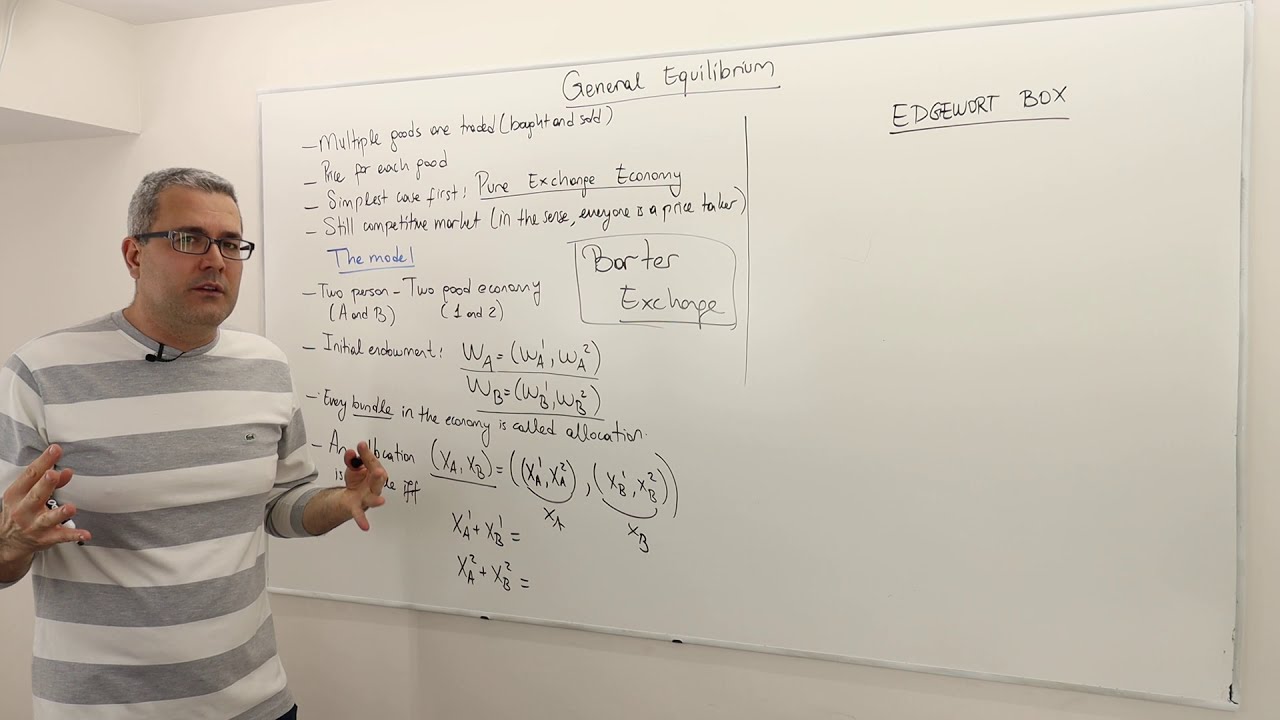 (M8E1) [Microeconomics] General Equilibrium: Introduction to Pure Exchange Economy