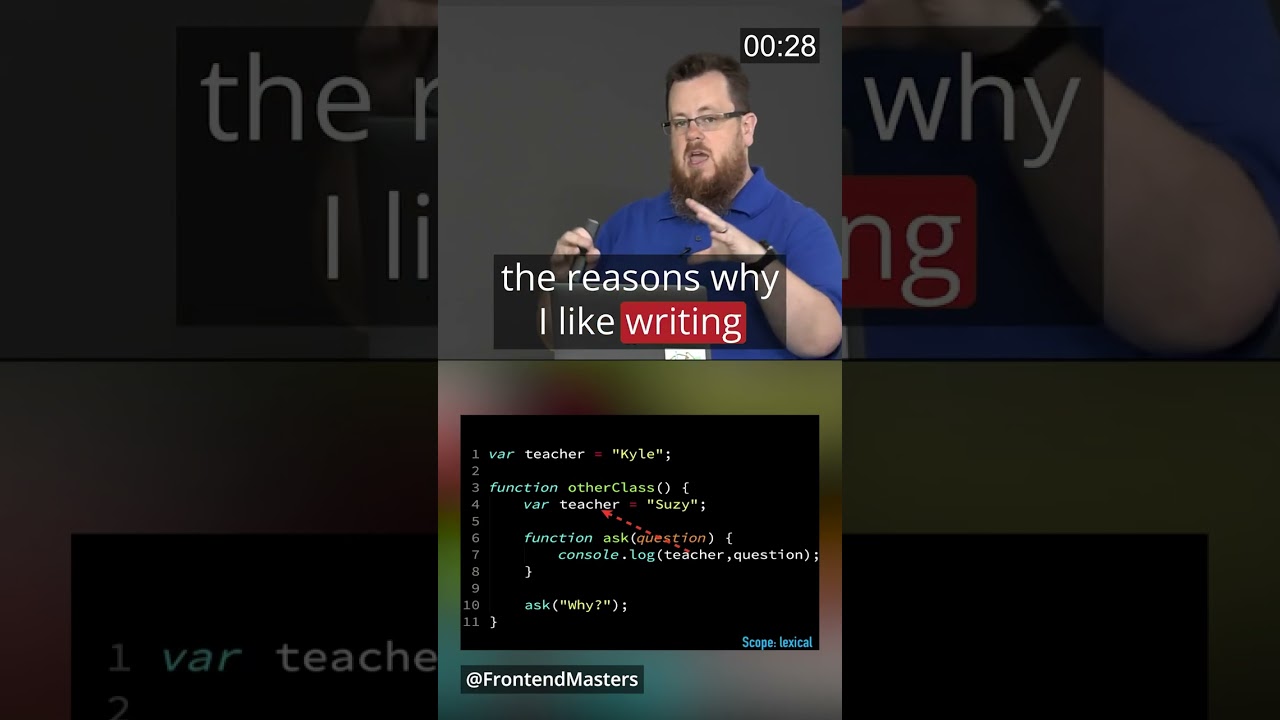 JavaScript Essentials: Lexical Scope 🫧