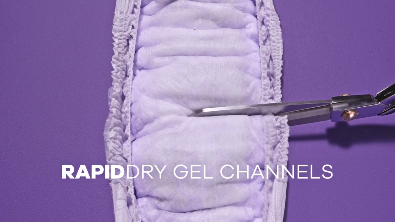 Introducing New MaxiProtect by Always Discreet! Rapidly Absorbs Full Bladder Loss