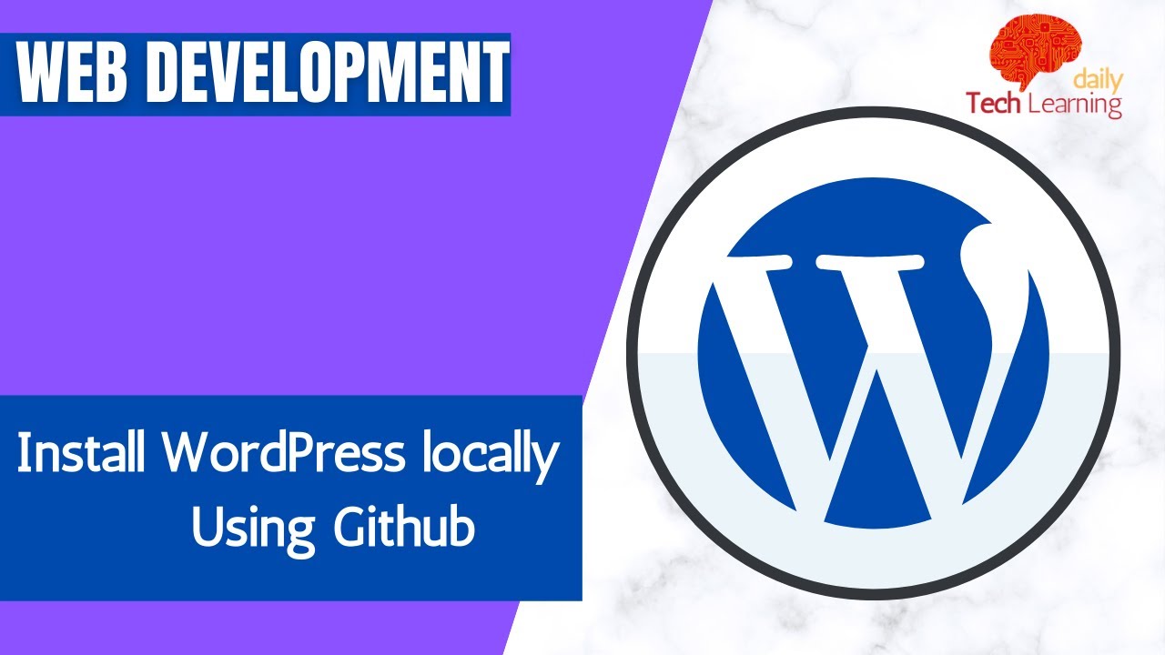 How to Install WordPress locally using Github