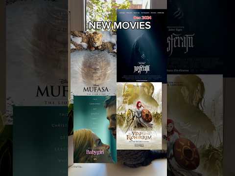 New Movies to Watch in the Theaters - DECEMBER 2024 #moviefacts